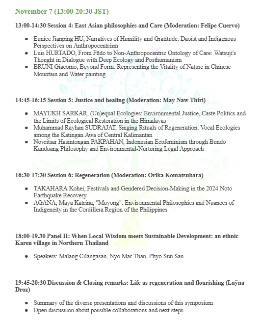 NAEP 2025 Online Symposium – Network of Asian Environmental Philosophy
